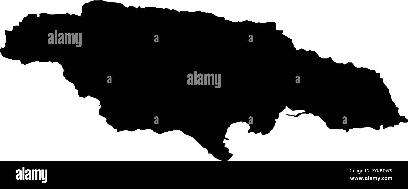 Jamaica country map icon illustration design Stock Vector Image & Art ...