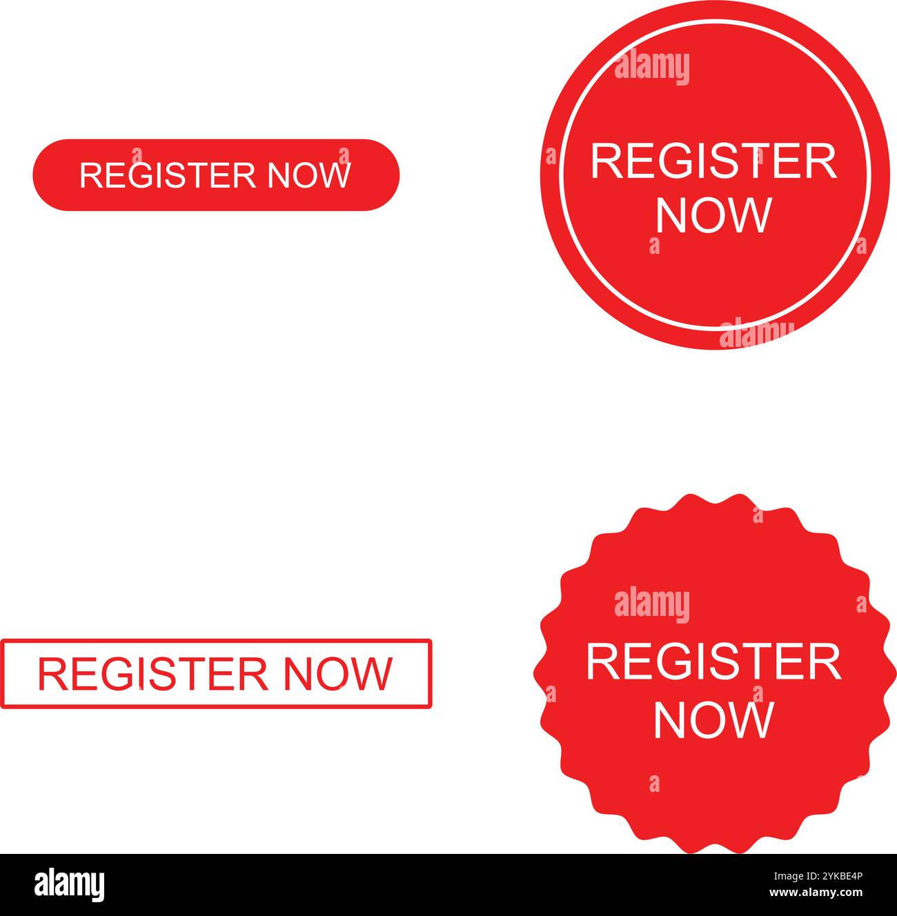 writing icon register now illustration design Stock Vector Image & Art ...