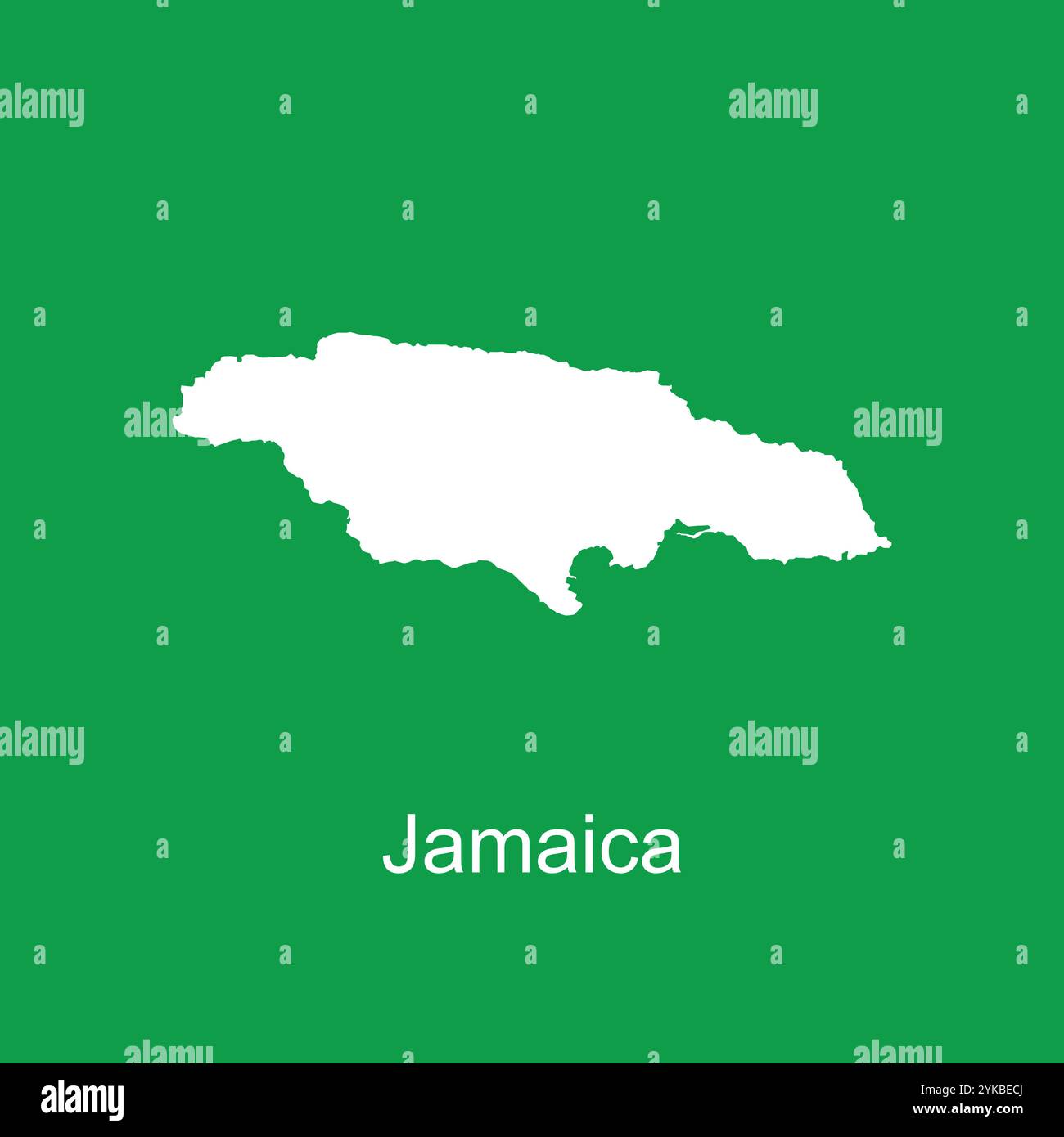 Jamaica country map icon illustration design Stock Vector Image & Art ...