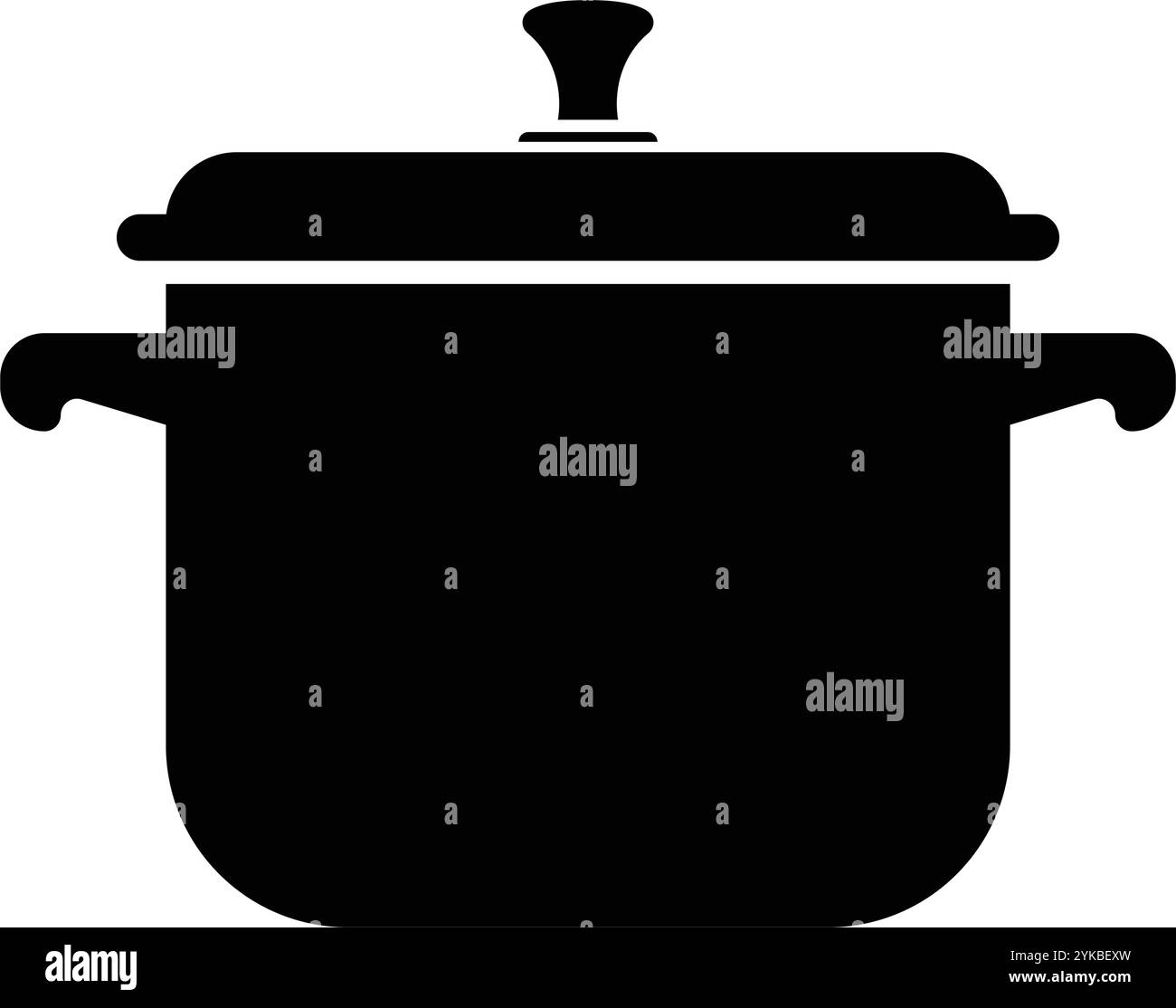 Cooking Pot Icon illustration design Stock Vector Image & Art - Alamy
