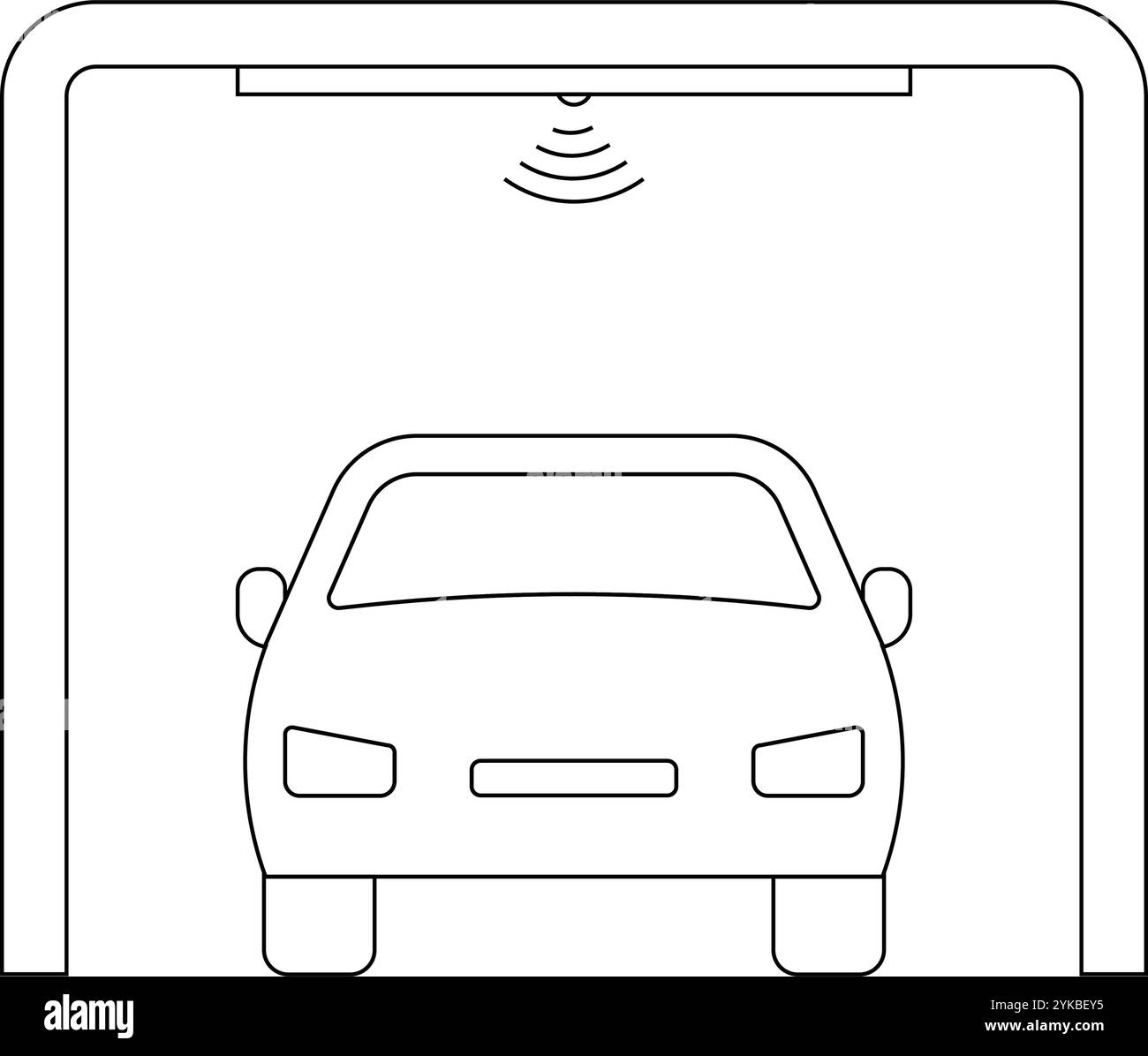 toll gate icon illustration design Stock Vector Image & Art - Alamy