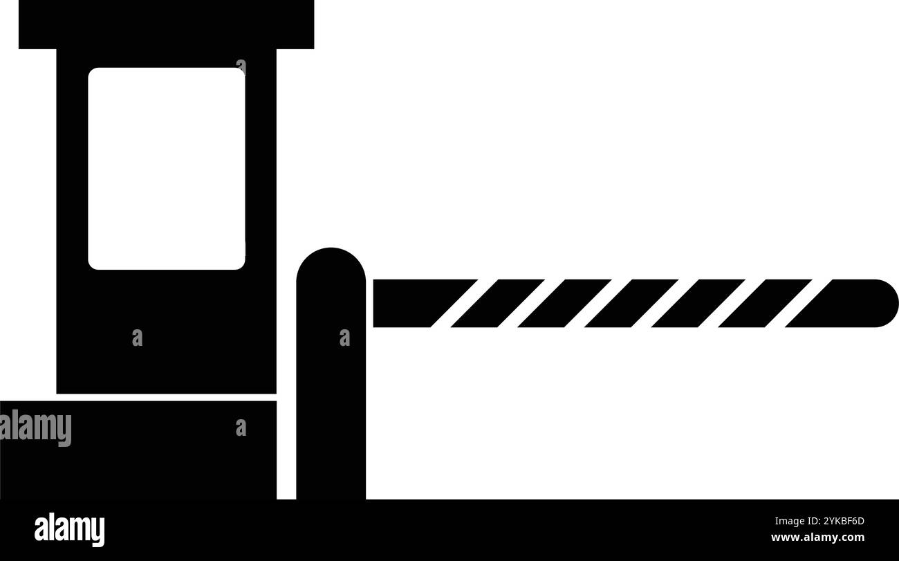 Tollway entrance Stock Vector Images - Alamy