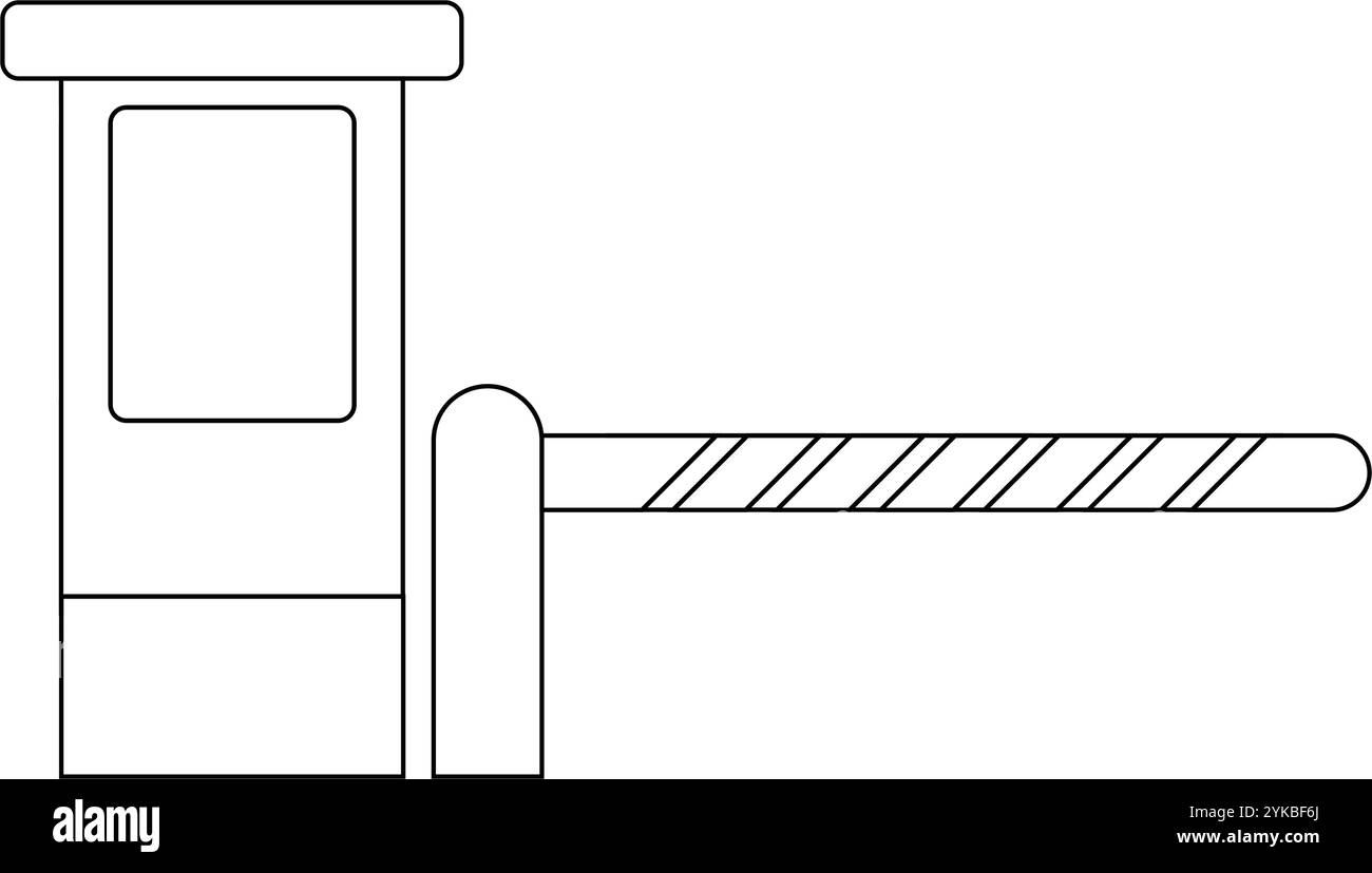 toll gate icon illustration design Stock Vector Image & Art - Alamy