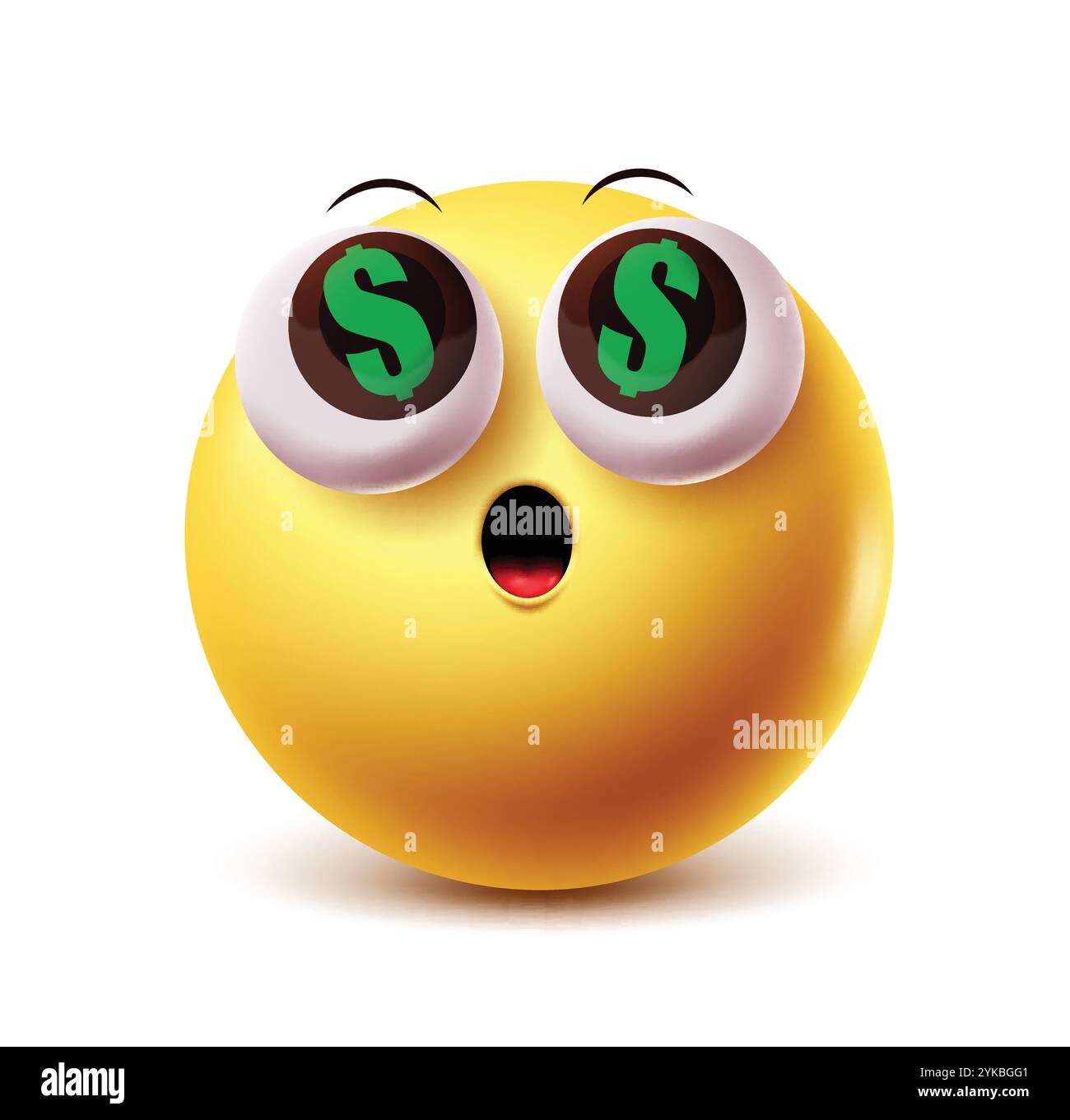 Money emoji vector character. Rich, wealthy and prosperous clip art ...