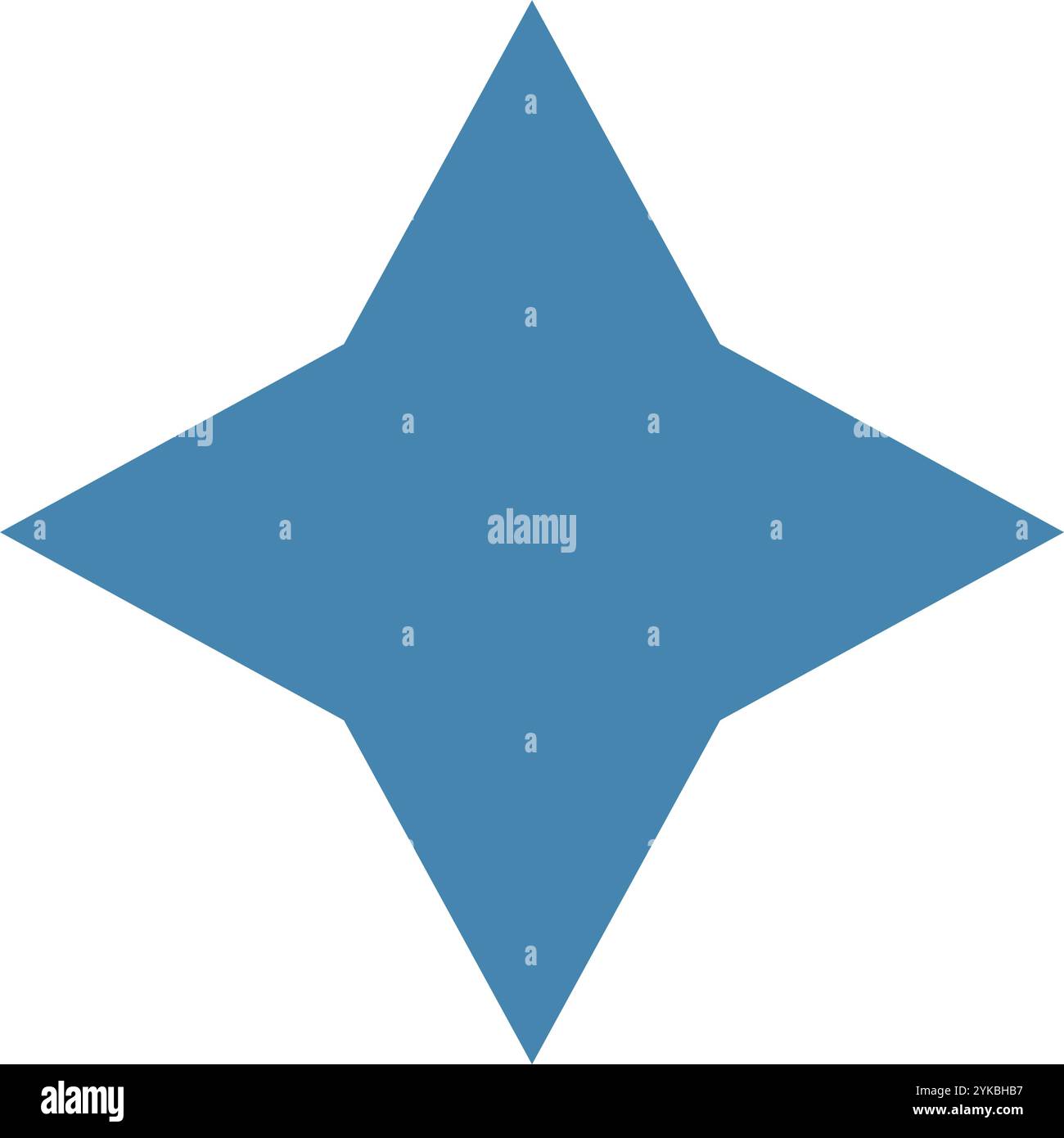 blue star geometric shape Stock Vector Image & Art - Alamy