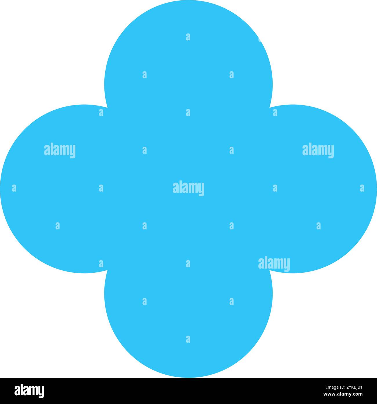 blue soft cloud geometric shape Stock Vector Image & Art - Alamy