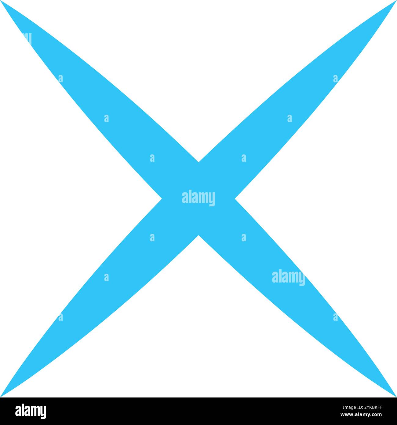 blue cross geometric shape Stock Vector Image & Art - Alamy