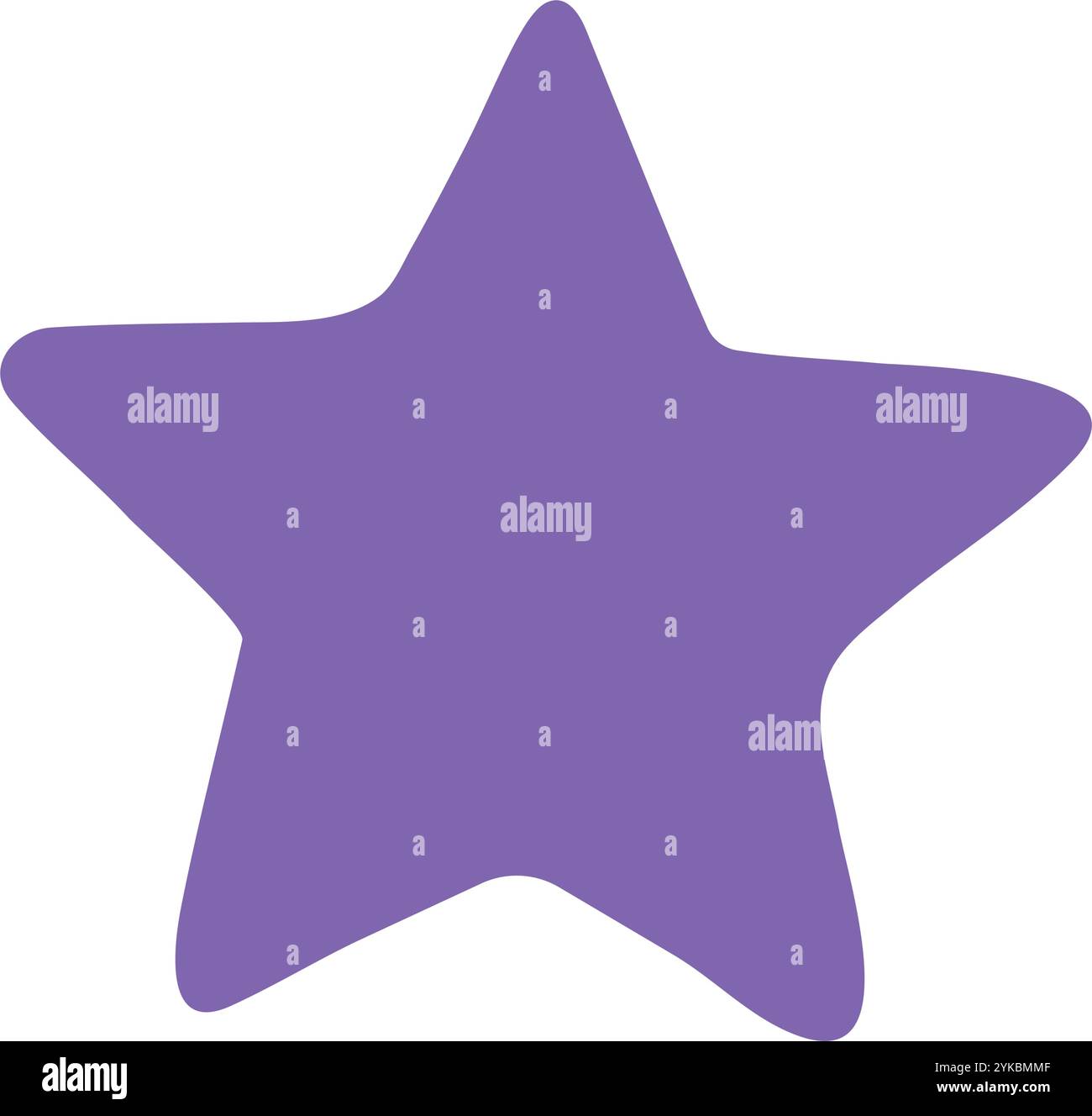 purple star hand drawn Stock Vector Image & Art - Alamy