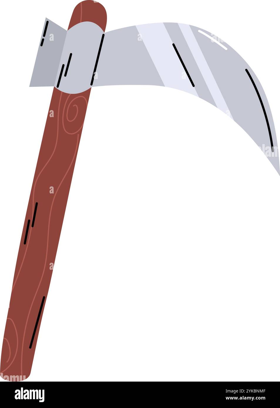 Iron sickle Stock Vector Images - Alamy