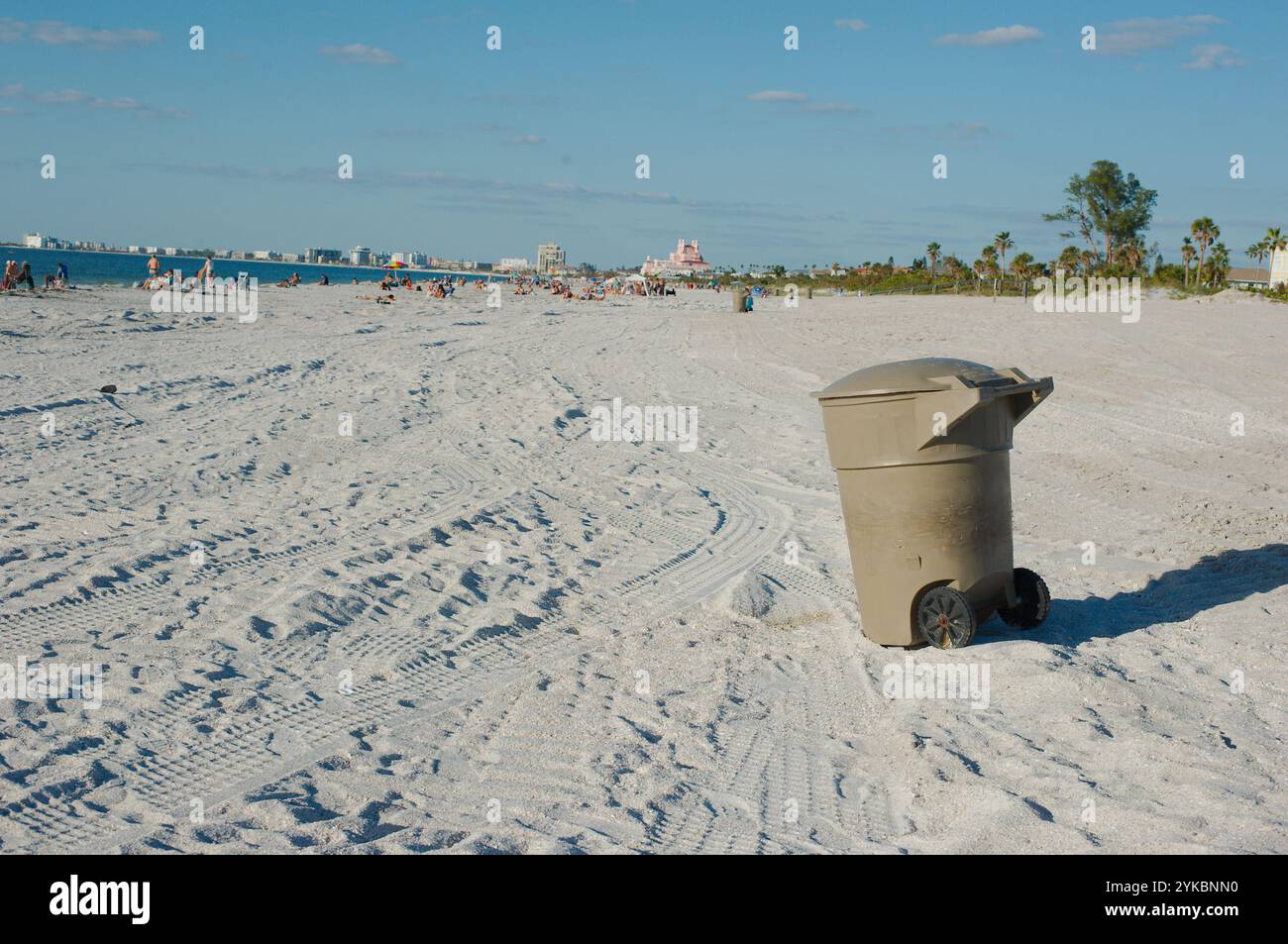 Wide view north trash can Leading Lines St. Pete Beach, FL, Pass-a ...