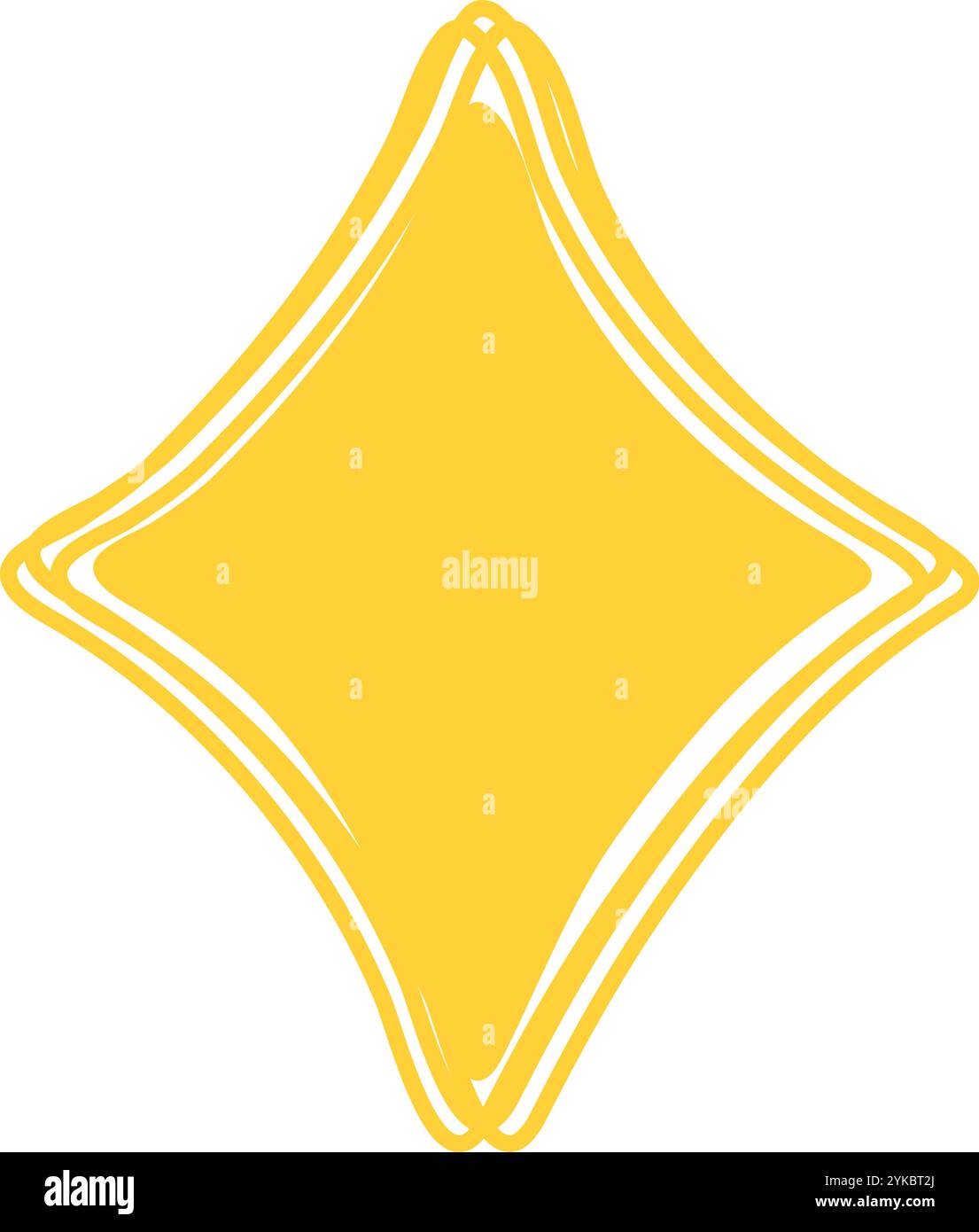 yellow star hand drawn Stock Vector Image & Art - Alamy