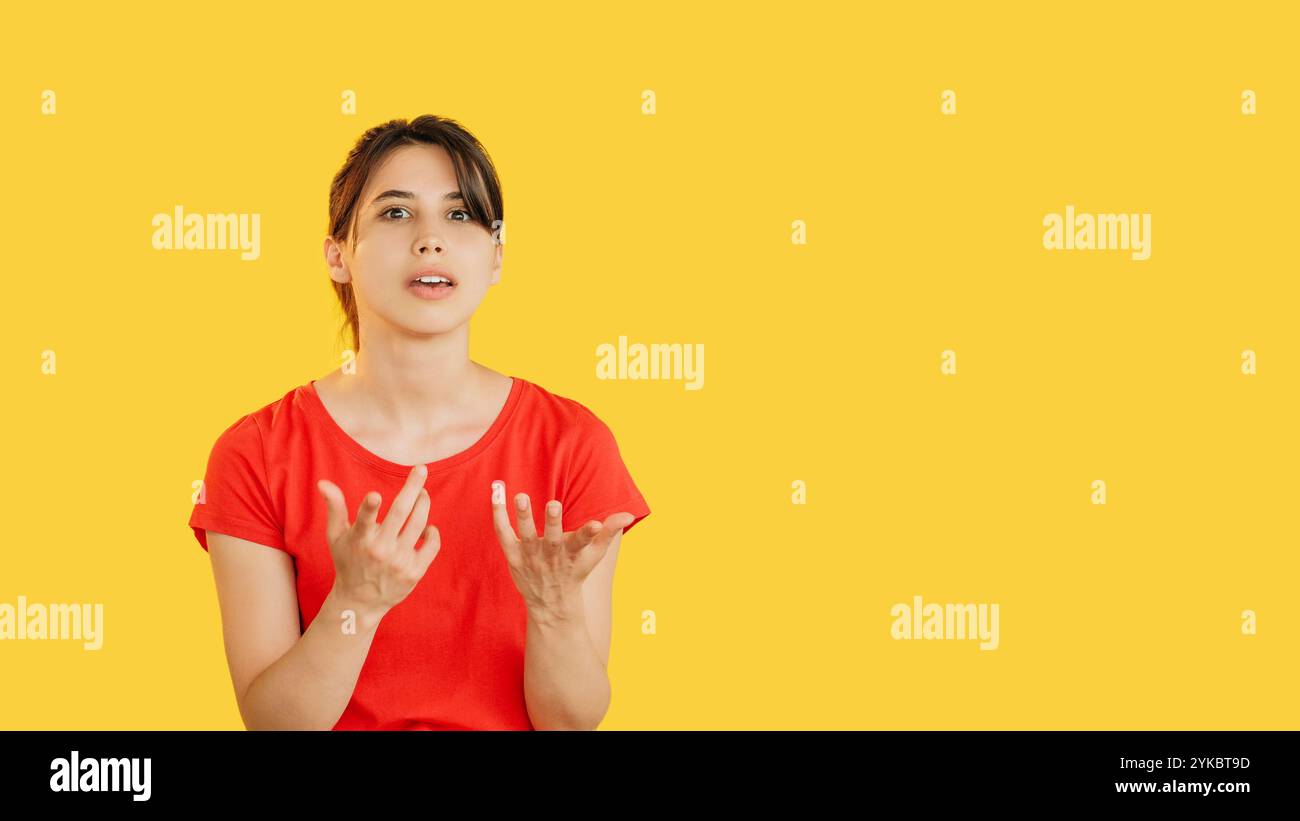 Frustrated woman portrait feeling rage overwhelmed stress negative ...