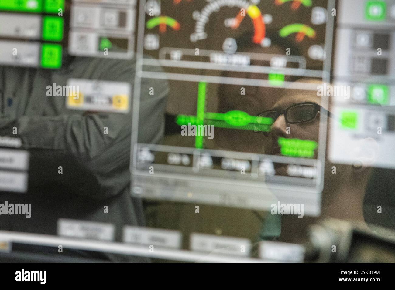 Open pit coal mine, in the Thunder Basin National Grassland, near ...