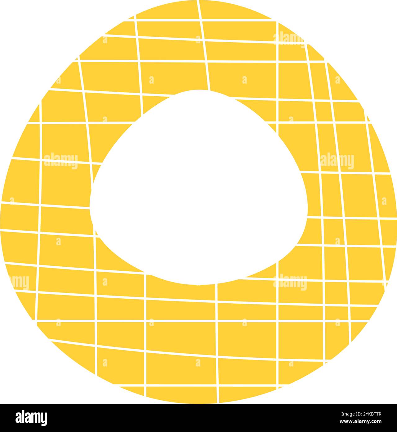 checkered circle shape hand drawn Stock Vector Image & Art - Alamy