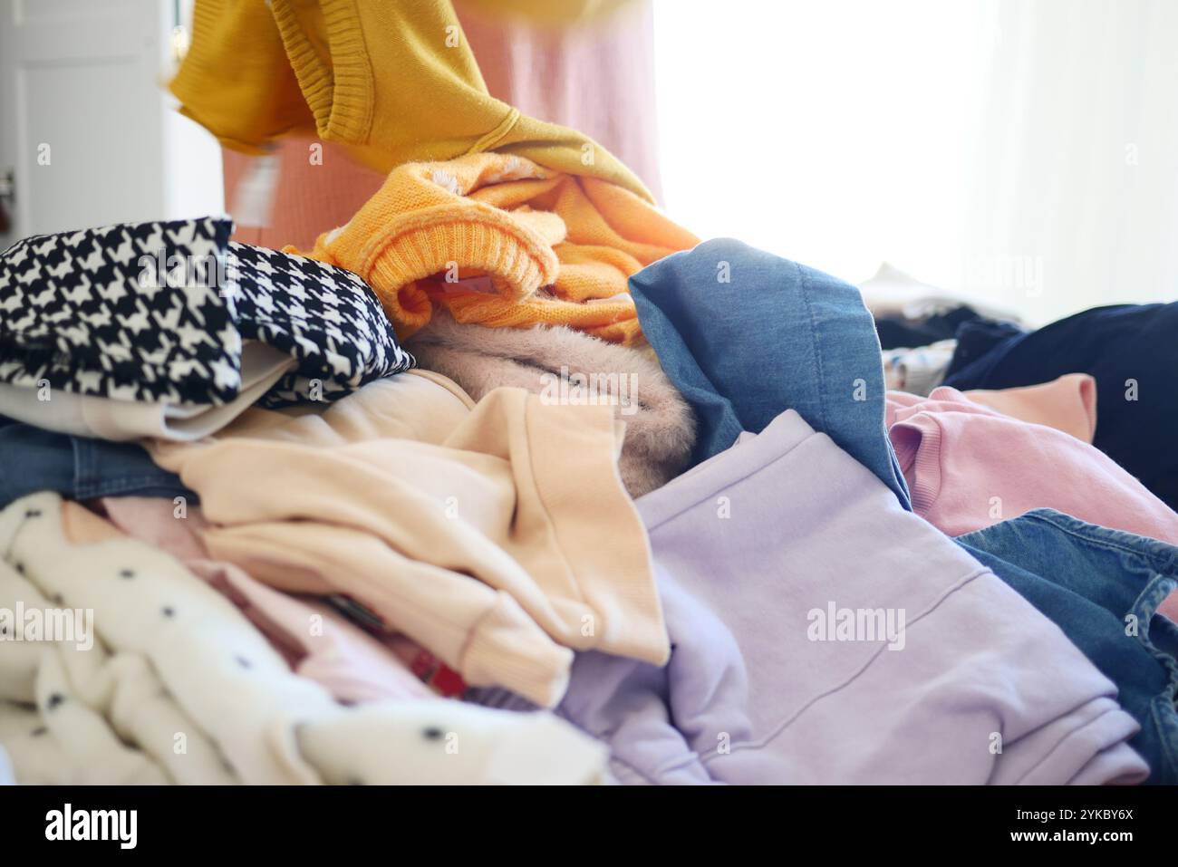 Scattered clothes bedroom hi-res stock photography and images - Alamy
