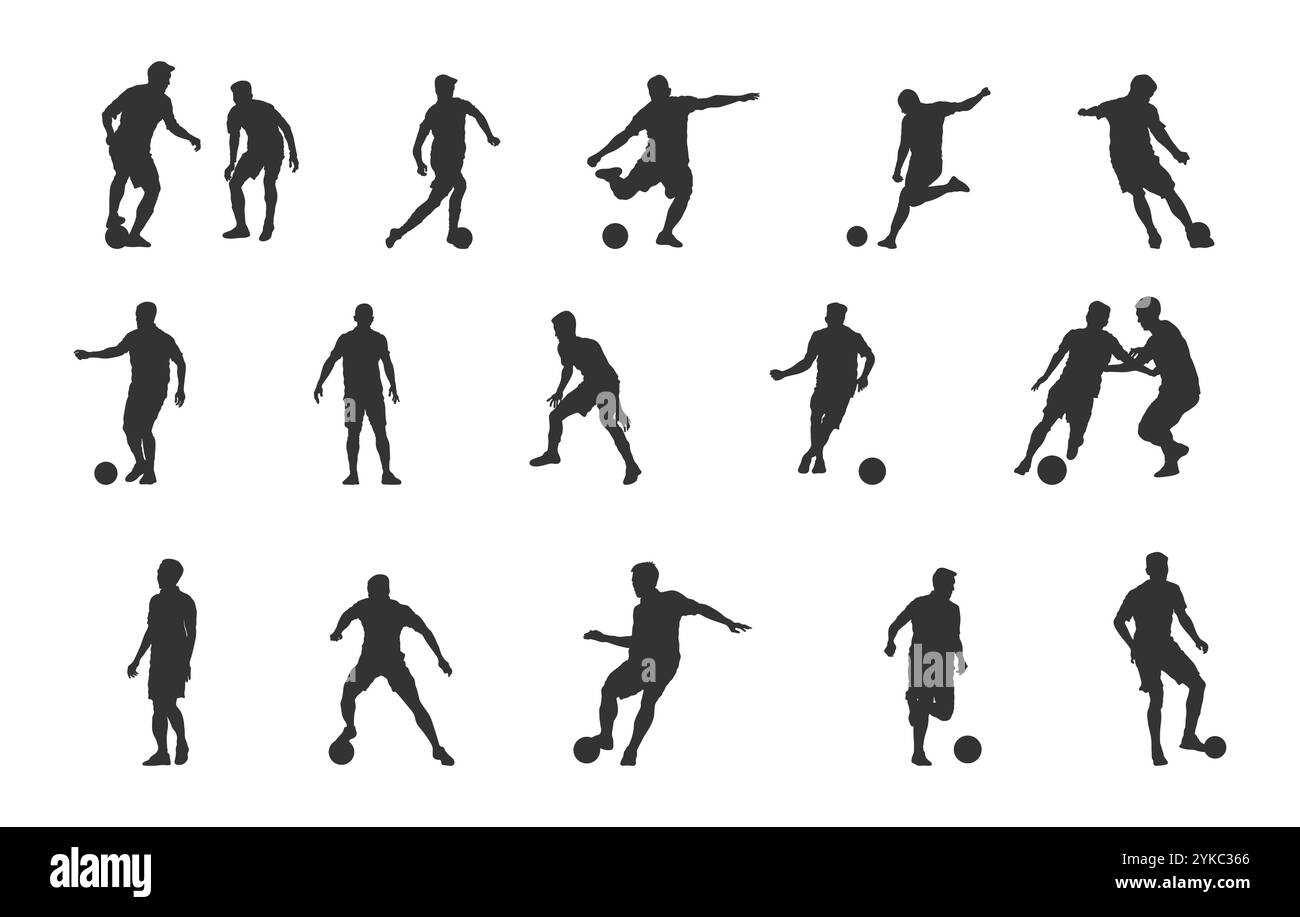Futsal players silhouette, Futsal player vector, Futsal football ...
