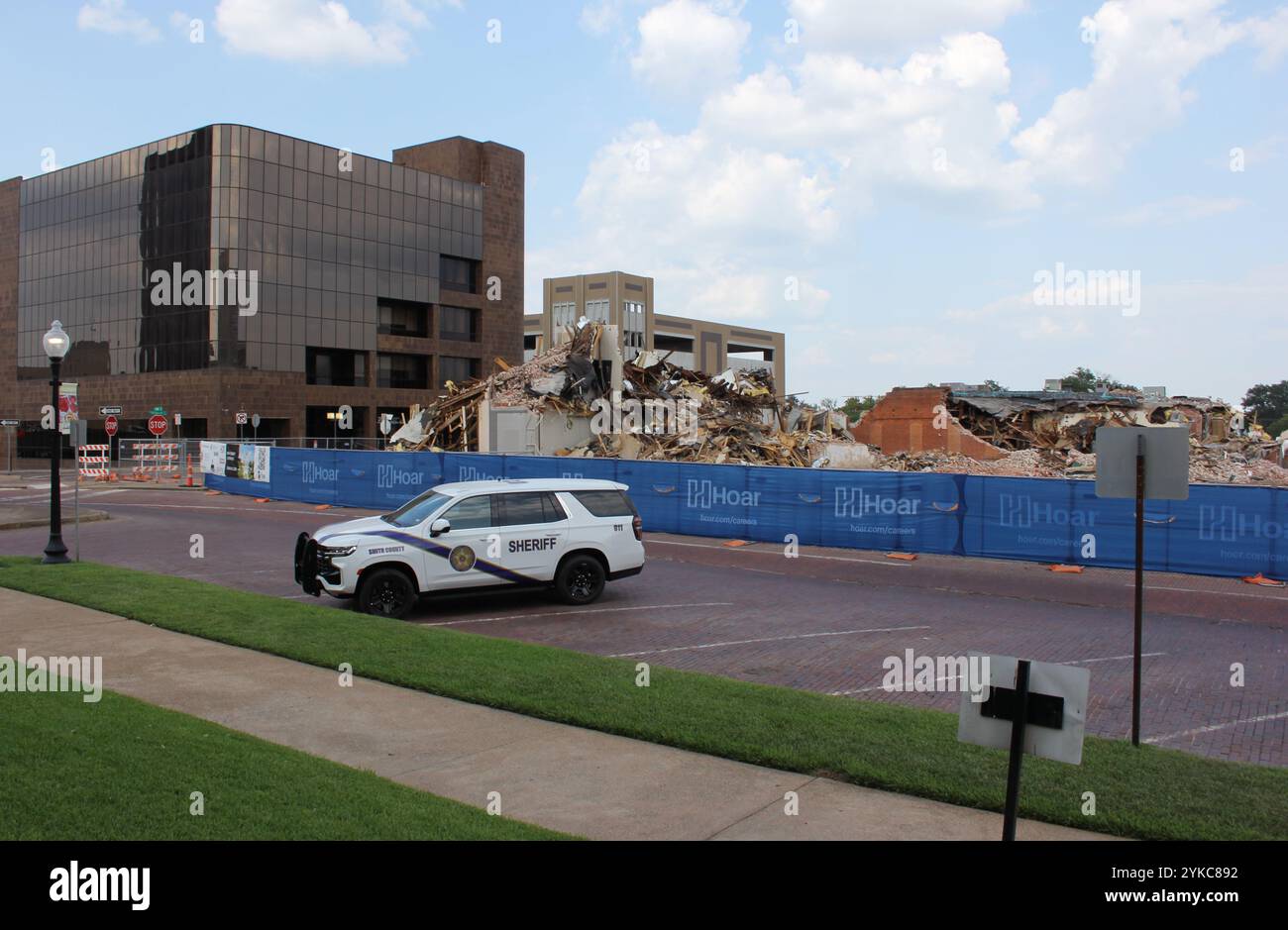 Tyler, TX -August 25, 2024: Smith County Courthouse Located in Downtown ...