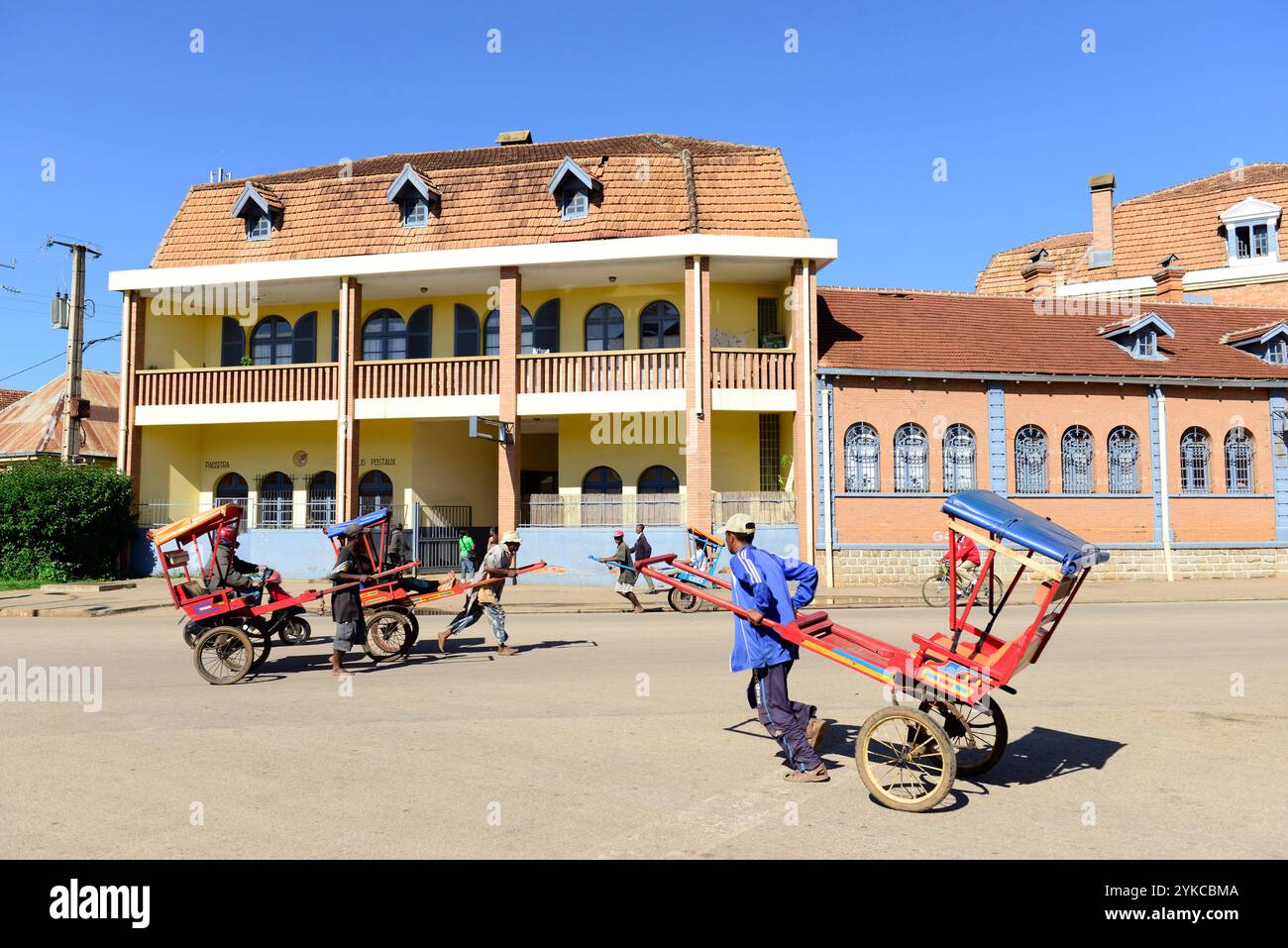 Pousse Pousse is a common form of transportation in Madagascar Stock ...