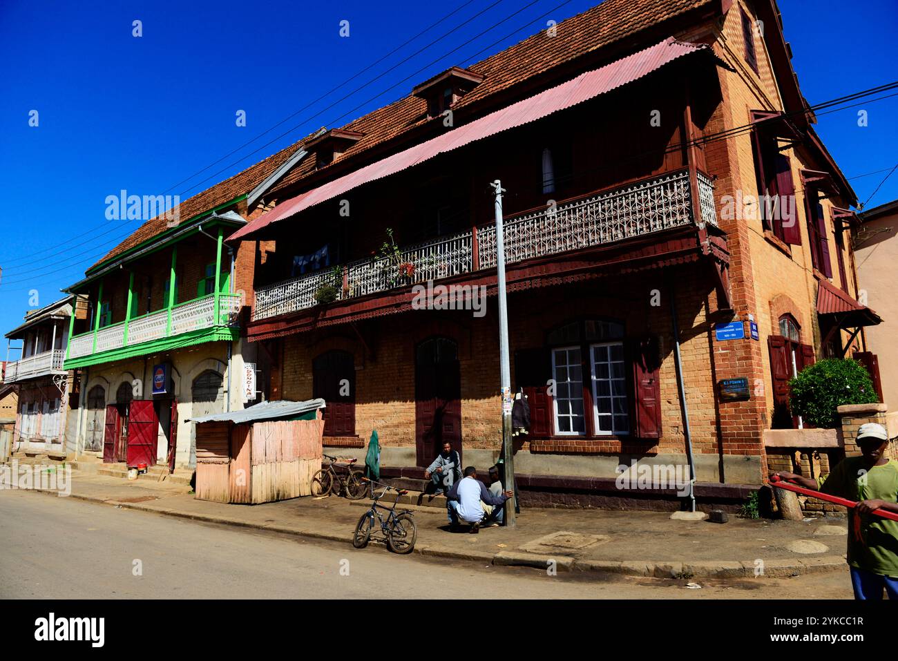 Old colonial buildings in Antsirabe, Madagascar Stock Photo - Alamy