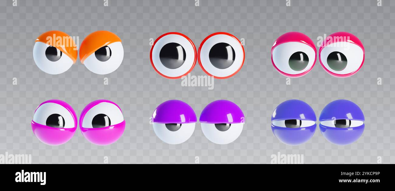 Cartoon expressions png Stock Vector Images - Alamy