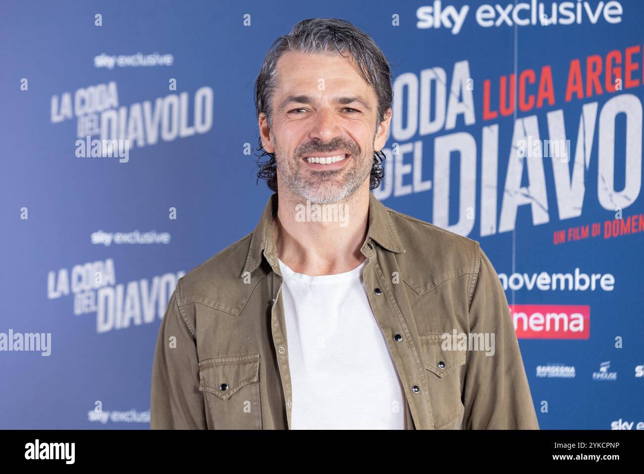 Rome, Italy. 17th Nov, 2024. The Italian actor Luca Argentero attends ...