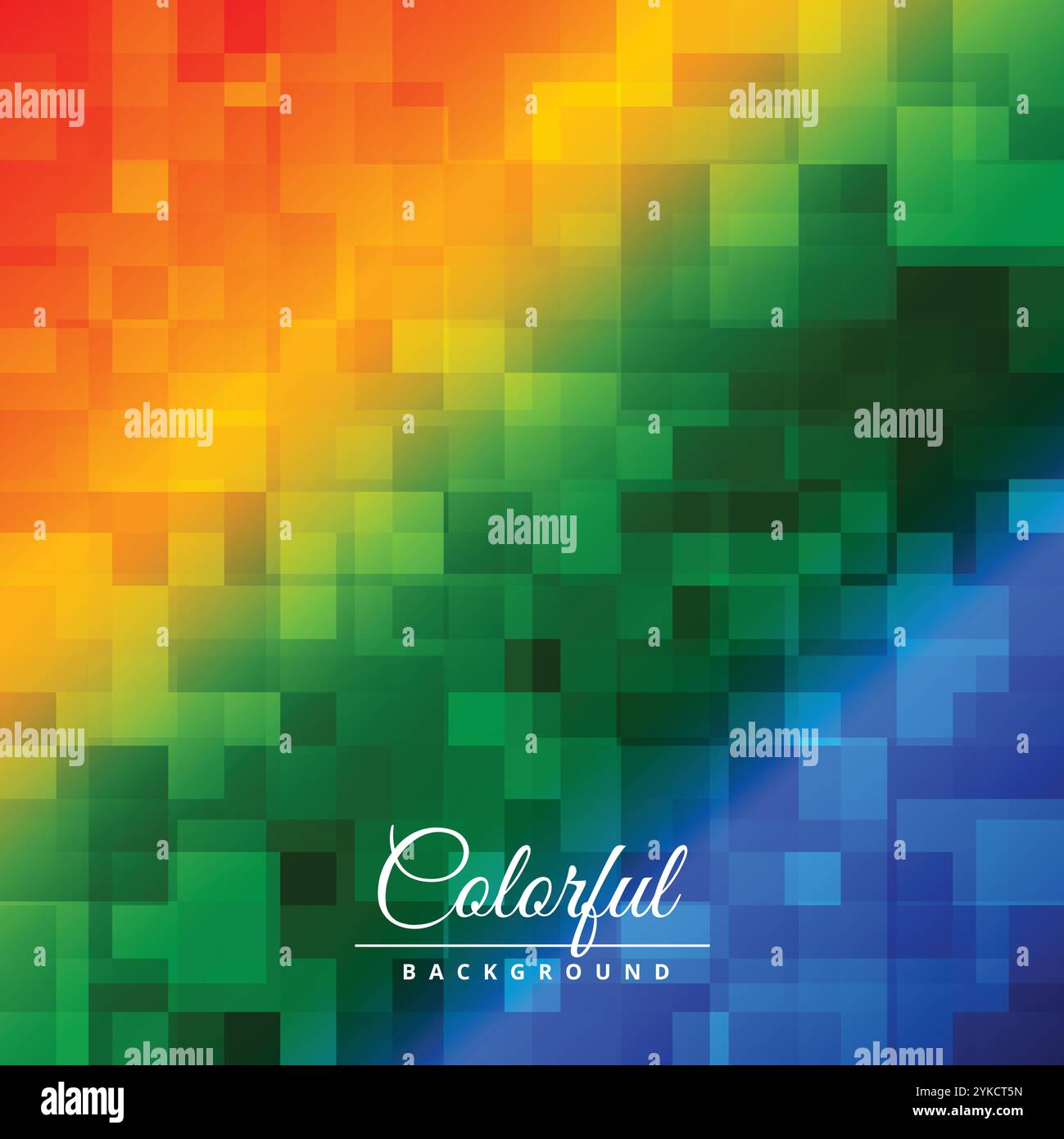 abstract Rainbow background illustration design template Stock Vector Image & Art - Alamy