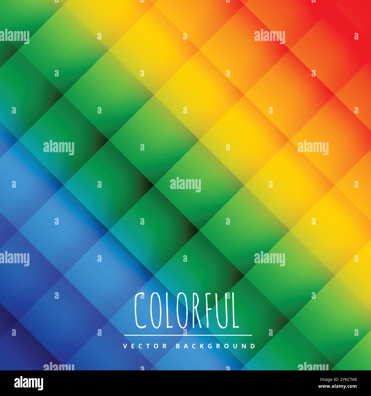 abstract Rainbow background illustration design template Stock Vector Image & Art - Alamy