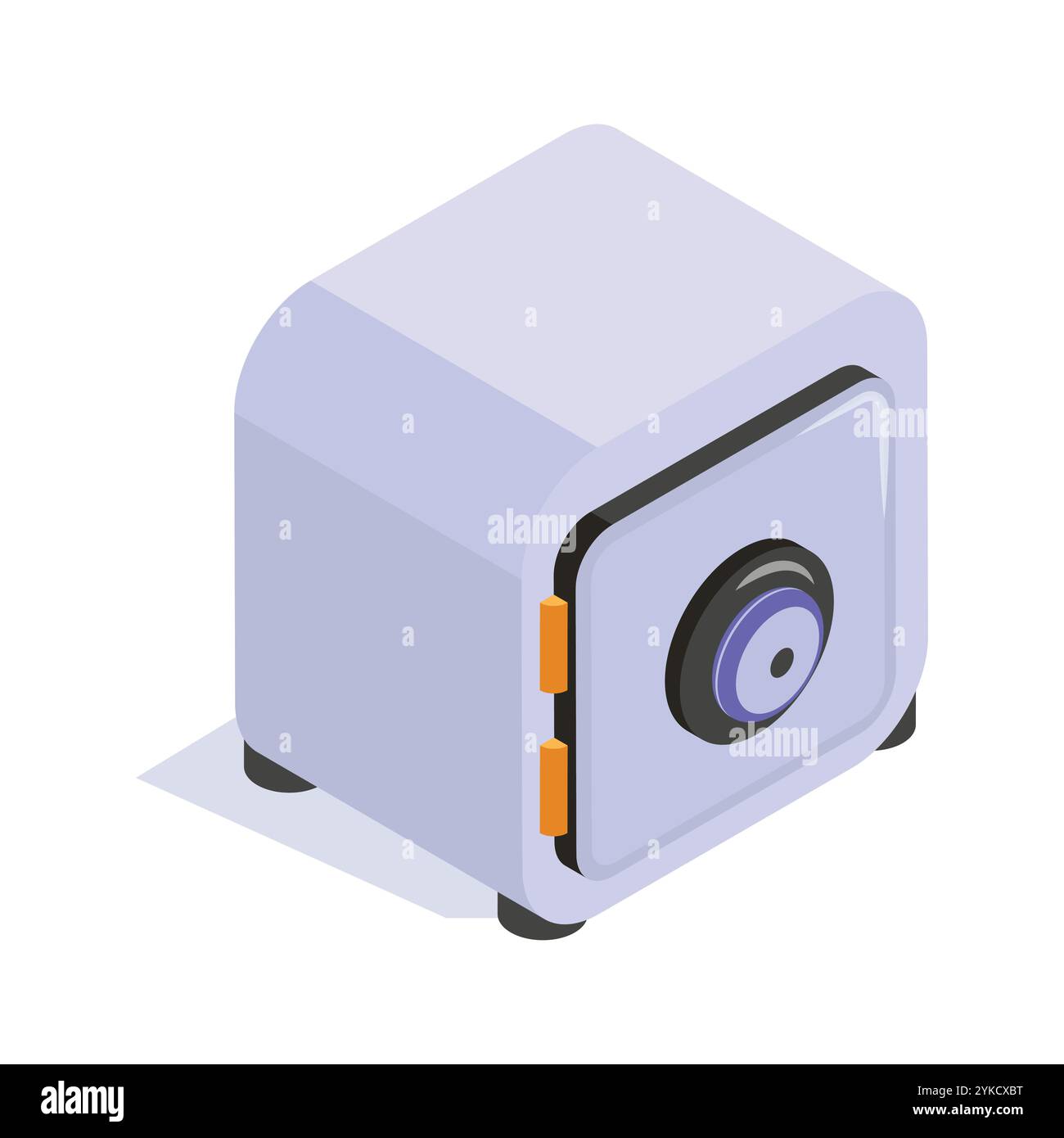 Well designed isometric icon of bank locker, security, safety, wealth ...
