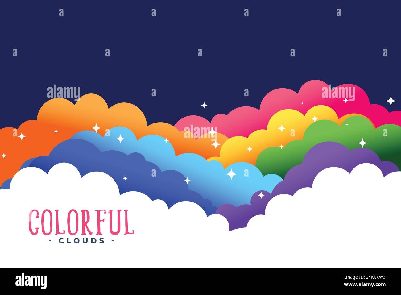 Cloud clouds magic magical Stock Vector Images - Alamy