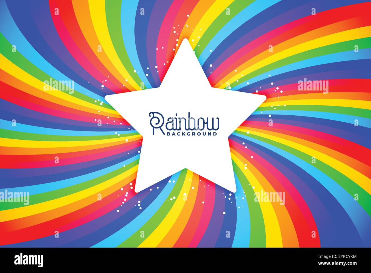 Radial background illustration rainbow Stock Vector Images - Alamy