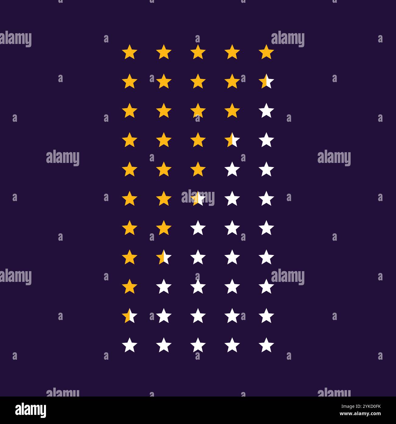 vector star rating symbol icons Stock Vector Image & Art - Alamy