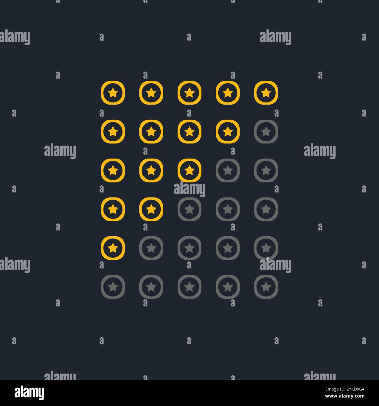 Star rating symbols hi-res stock photography and images - Alamy