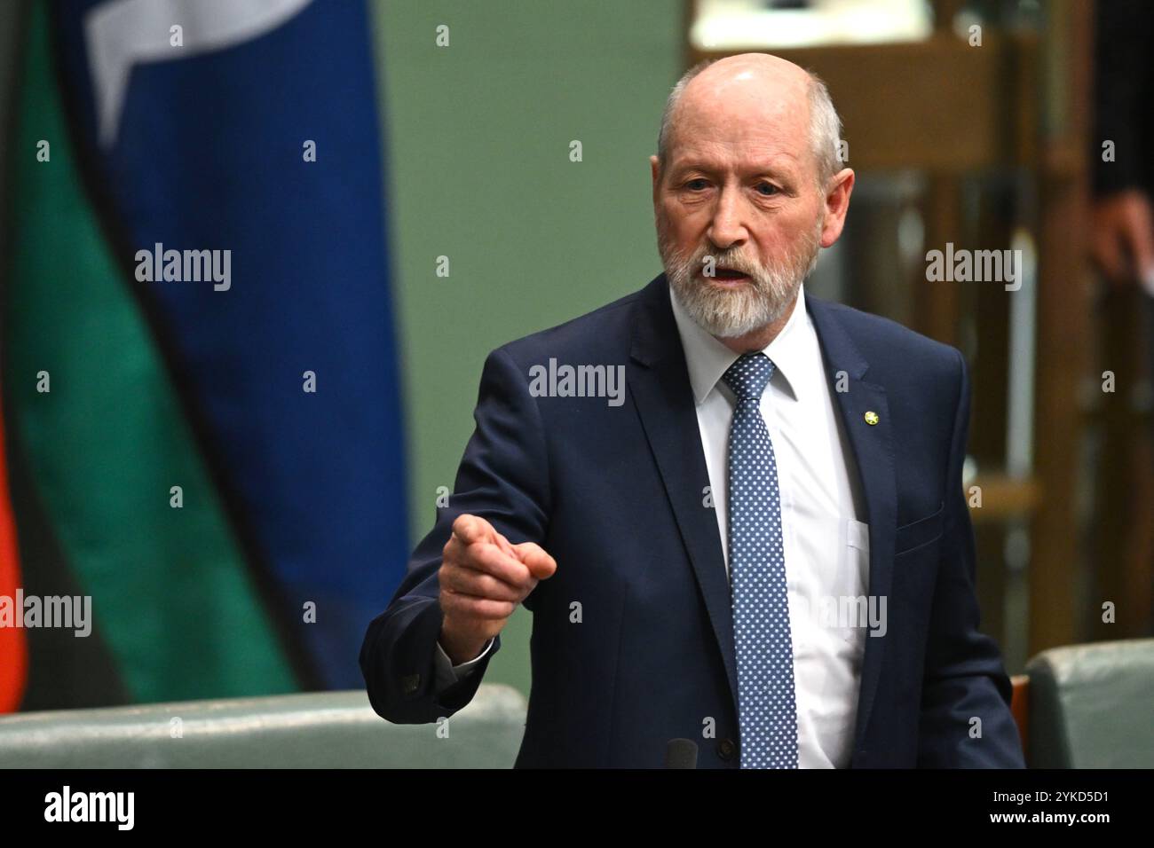 Canberra, Australia. 18th Nov, 2024. Liberal member for Grey Rowan ...