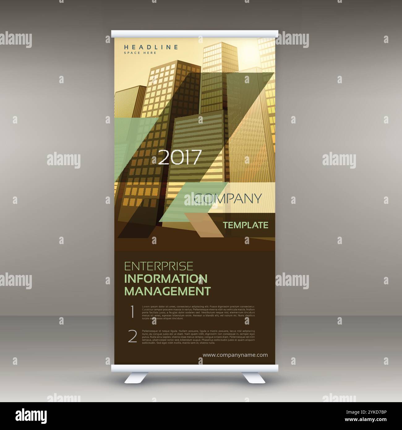 modern standee roll up banner design template for your business Stock ...
