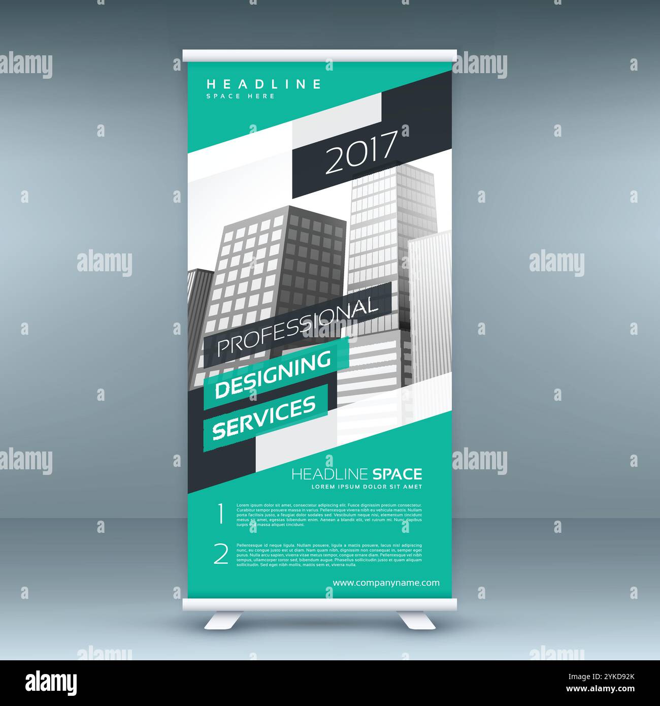 Standee banner template hi-res stock photography and images - Alamy