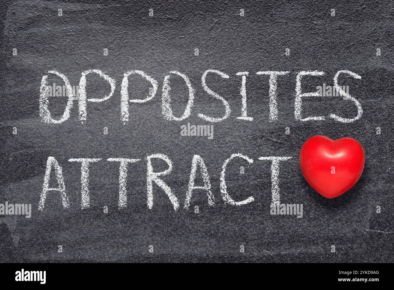 Opposites attract hi-res stock photography and images - Alamy