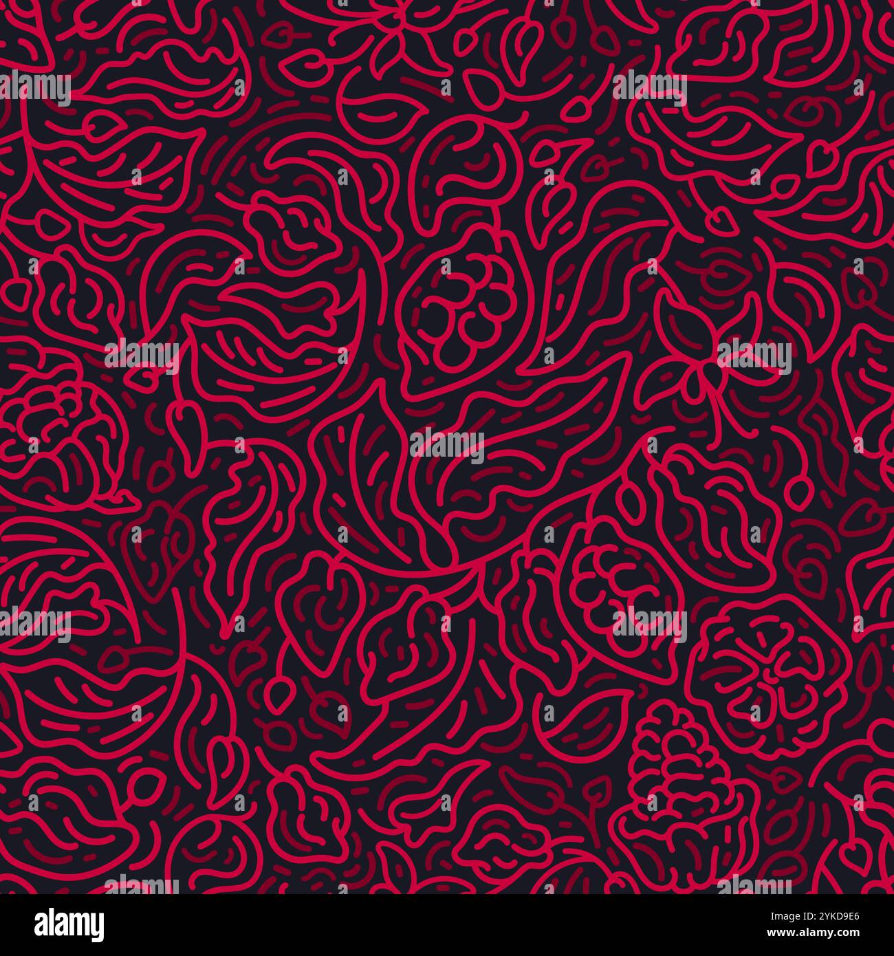Cocoa abstract art deco pattern. Dark chocolate. Vector nouveau, nature ...