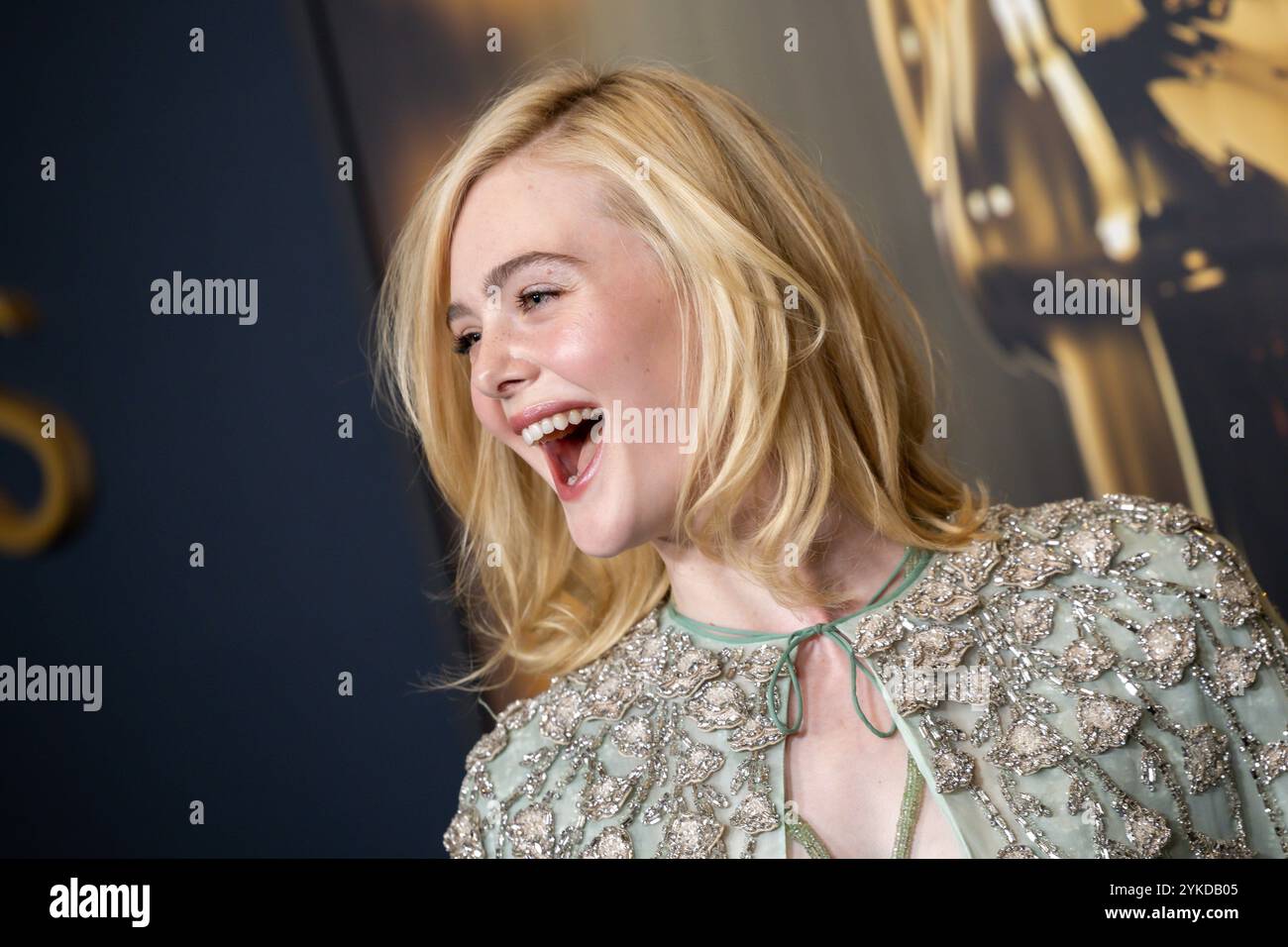 Los Angeles, USA. 17th Nov, 2024. Elle Fanning attends the 15th Annual ...