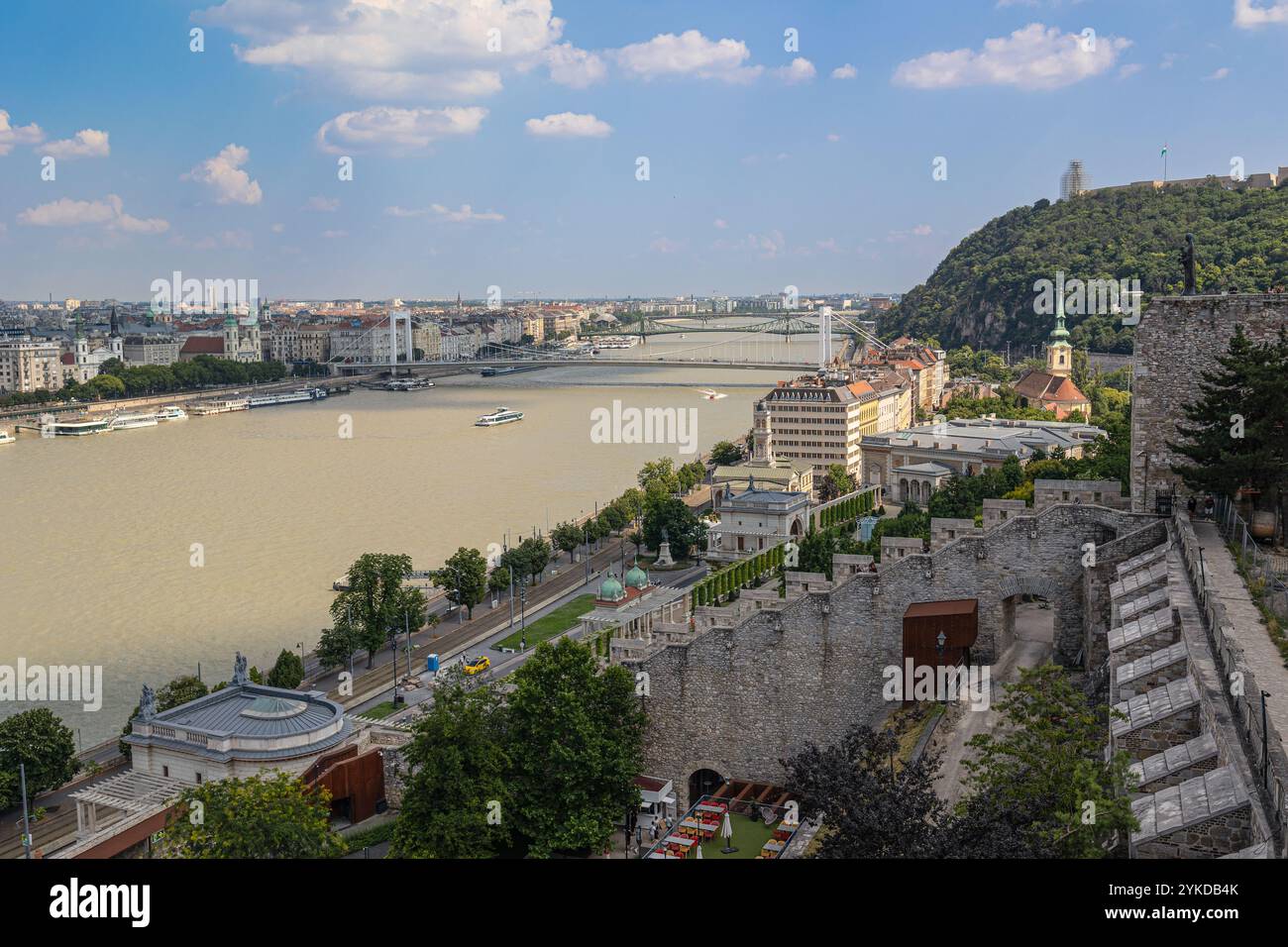 Aerial view famous elisabeth bridge hi-res stock photography and images ...