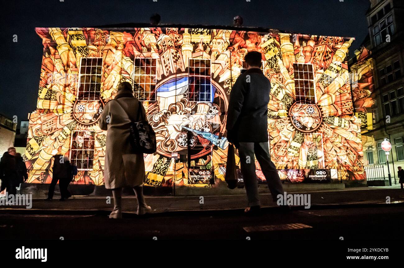 The Timekeepers, an art installation by Illuminos, that forms part of ...