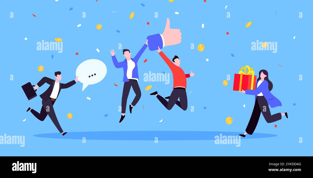 Customer feedback, employee or client satisfaction rating review with ...