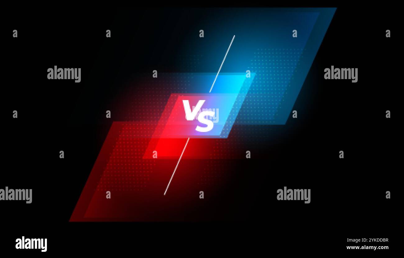 Vs battle screen hi-res stock photography and images - Alamy