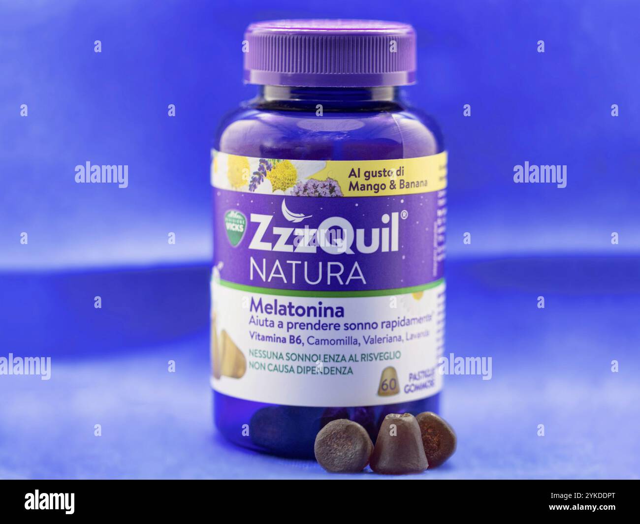 Rome, Italy - November 13, 2024: ZzzQuil NATURA is a natural supplement ...