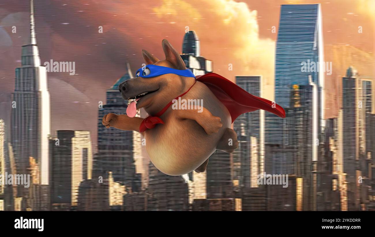 Flying dog super hero hi-res stock photography and images - Alamy