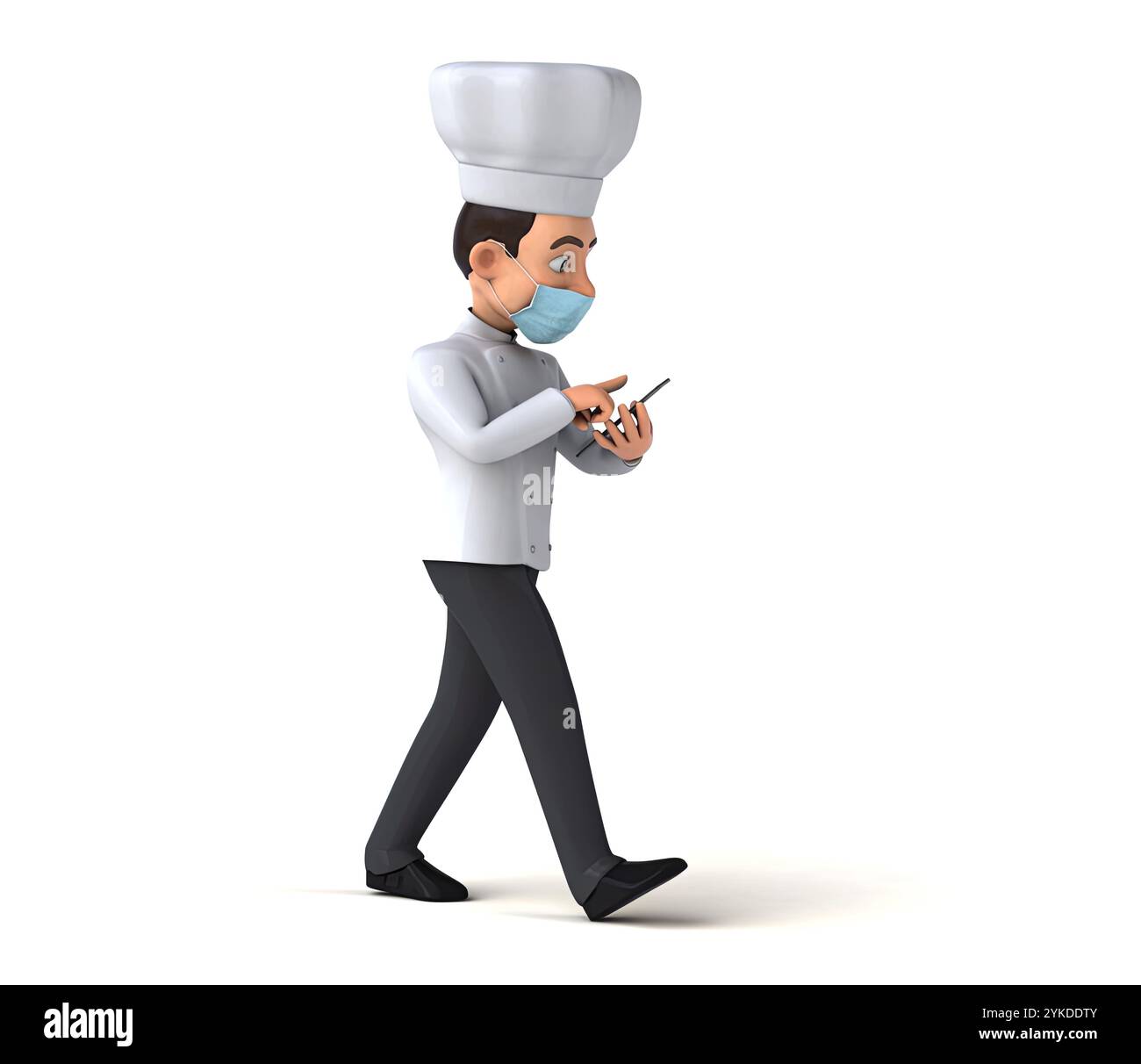 Cook with a mask Cut Out Stock Images & Pictures - Alamy