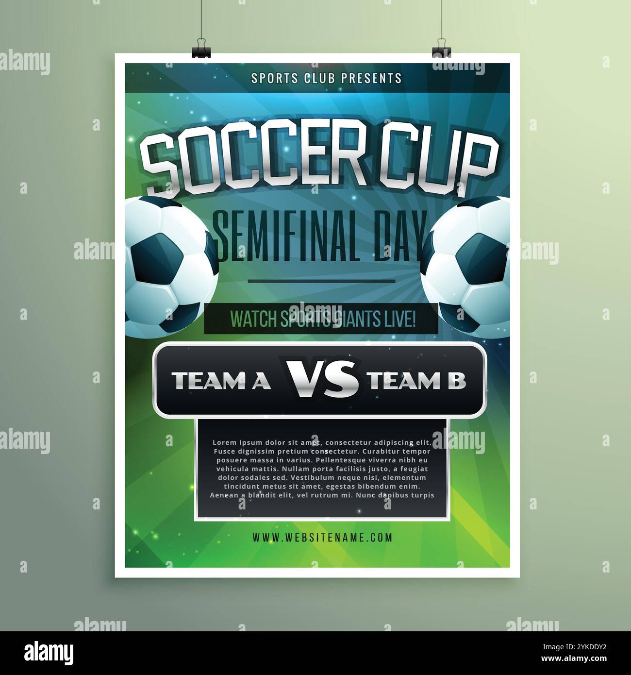 American football versus soccer Stock Vector Images - Alamy