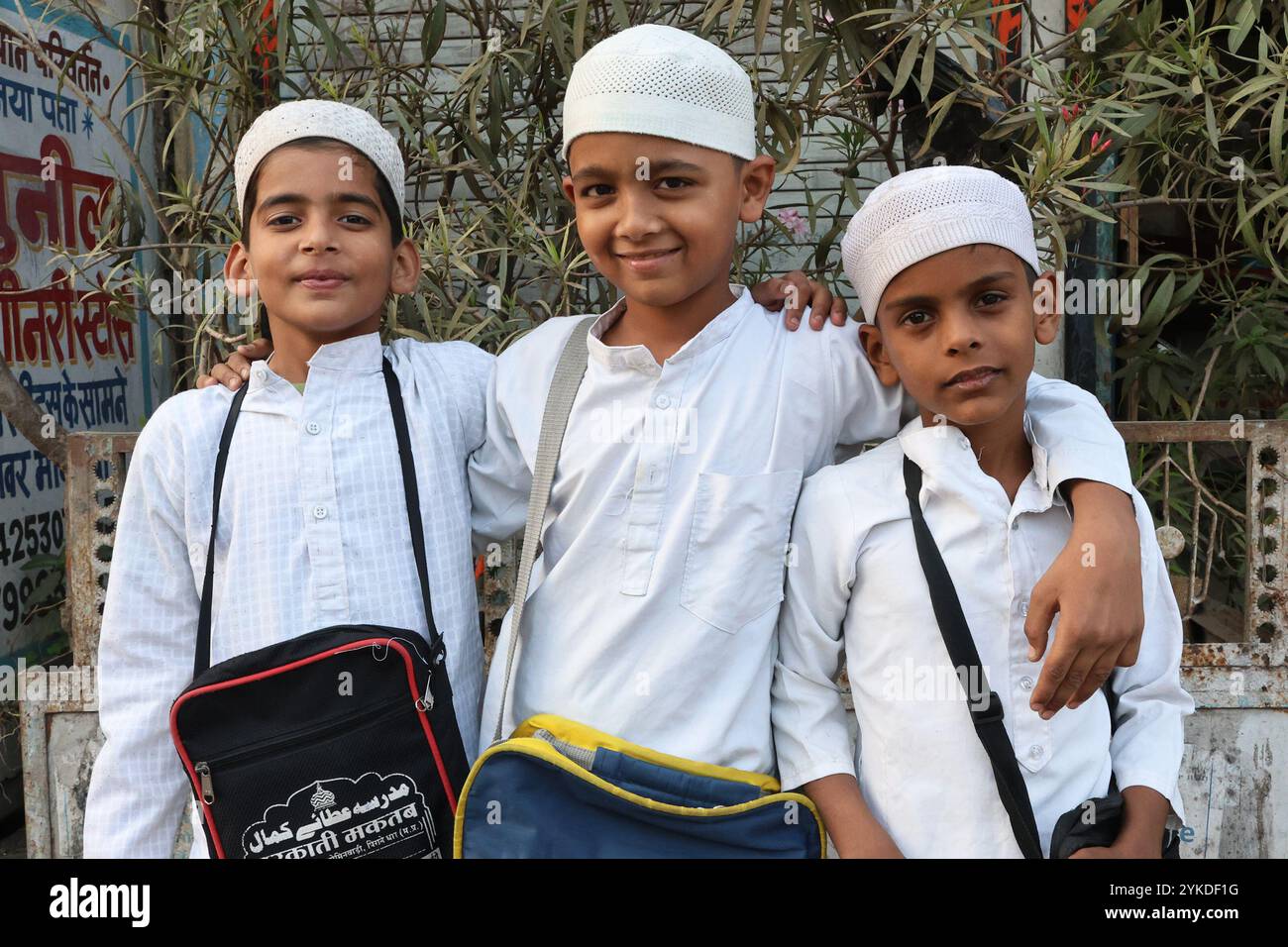 Muslim boys in Dhar, Madhya Pradesh, India Stock Photo - Alamy