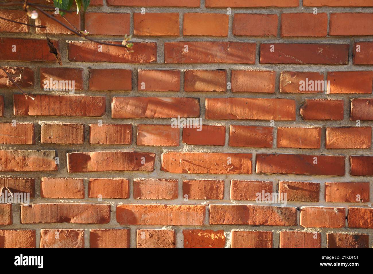 Kastrup/Copenhagen/ Denmark/17 Nov. 2024/.Red bricks wall in danish ...