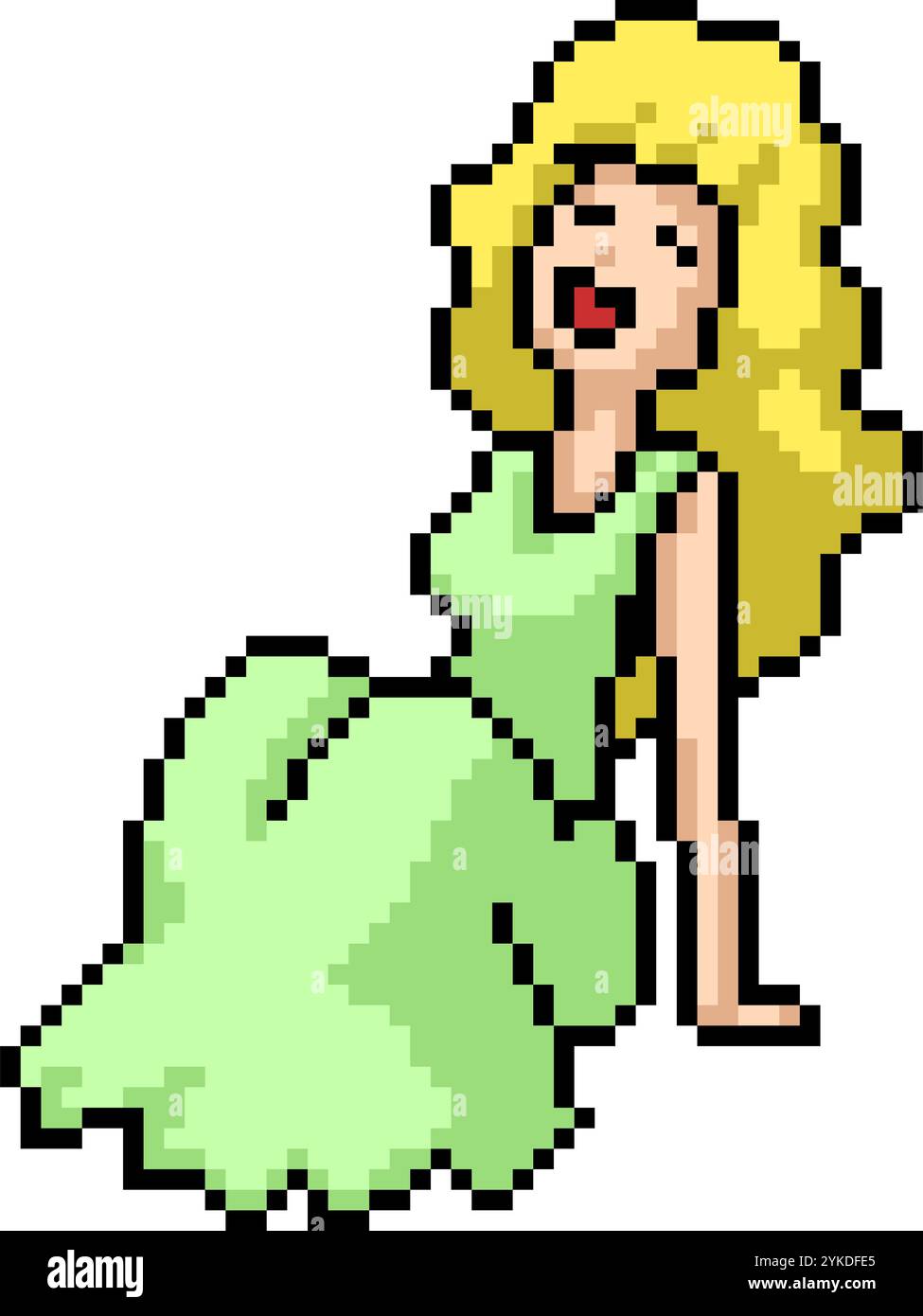 Pixel art chill Stock Vector Images - Alamy