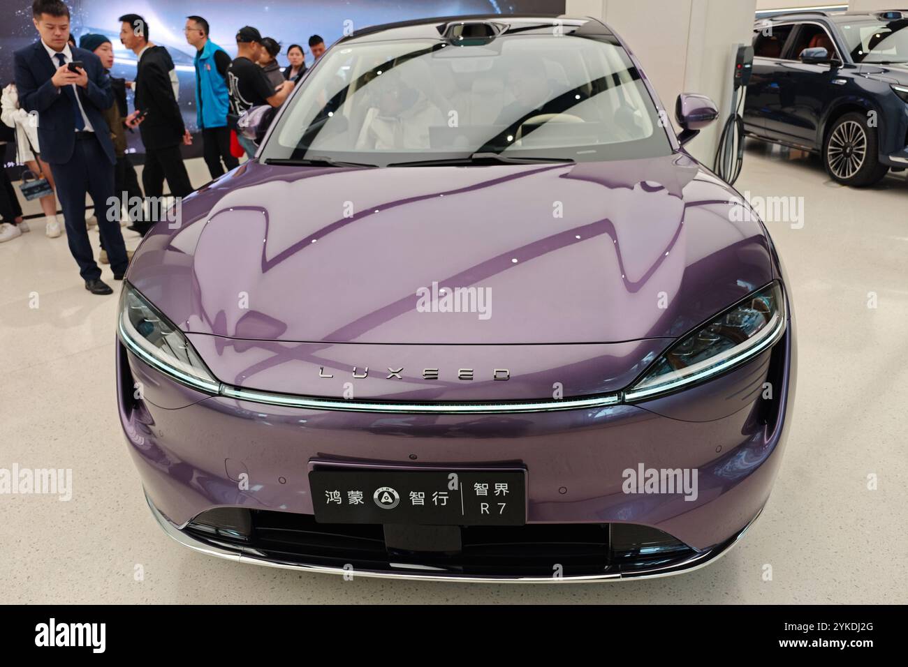 SHANGHAI, CHINA - NOVEMBER 18, 2024 - Customers experience a LUXEED R7 ...